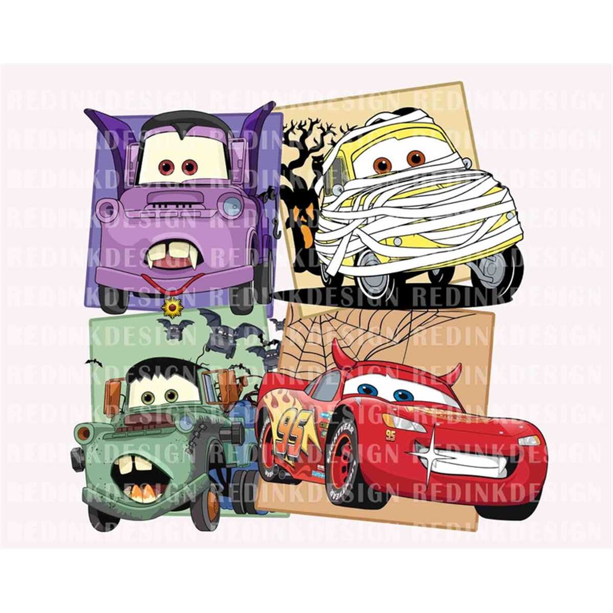 Halloween Cars Png, Cars Character Halloween Png, Halloween | Inspire ...