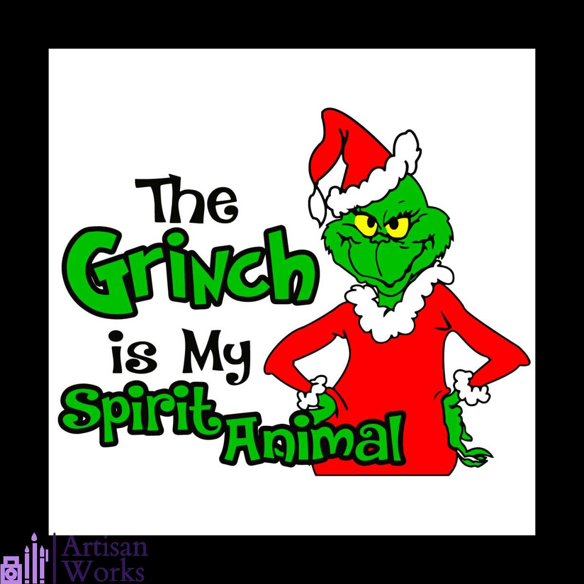 The Grinch Is My Spirit Animal svg, Christmas Grinch Svg, Ch | Inspire ...