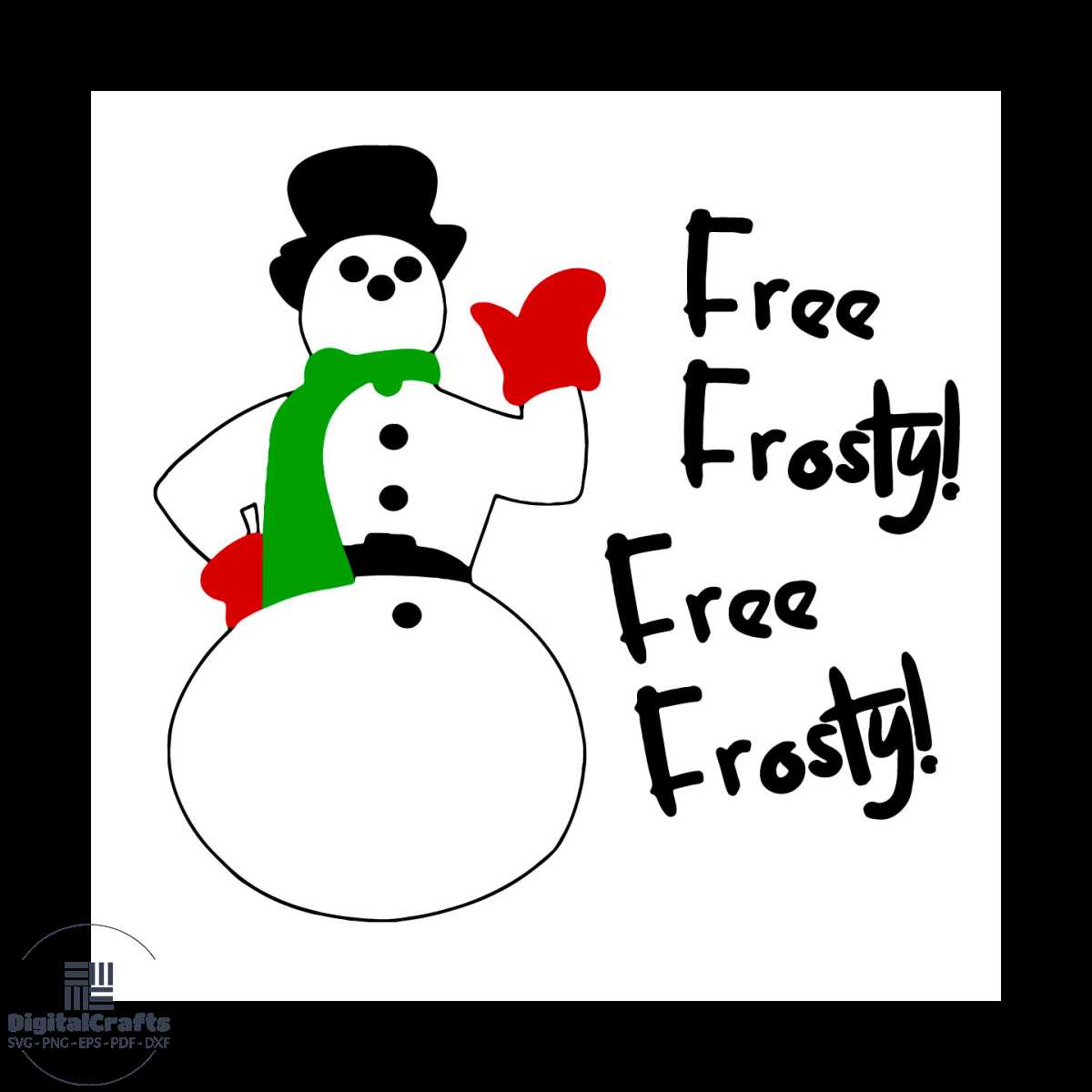 Free Frosty Snowman Quotes Svg, Christmas Svg, Snowman Svg | Inspire Uplift