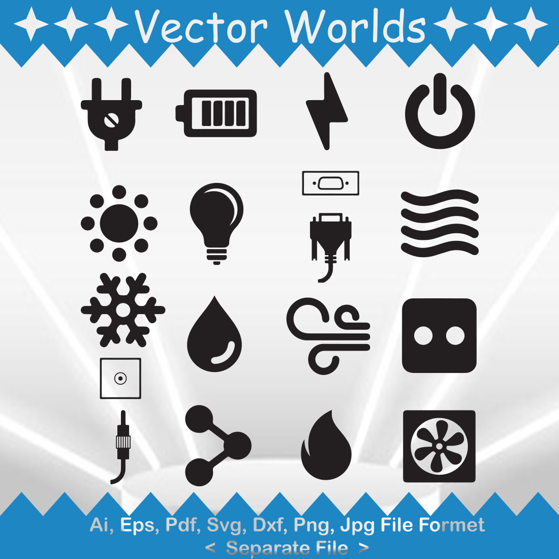 Electric Icon svg, Electric Icons svg, Electric, Icon, SVG, - Inspire ...