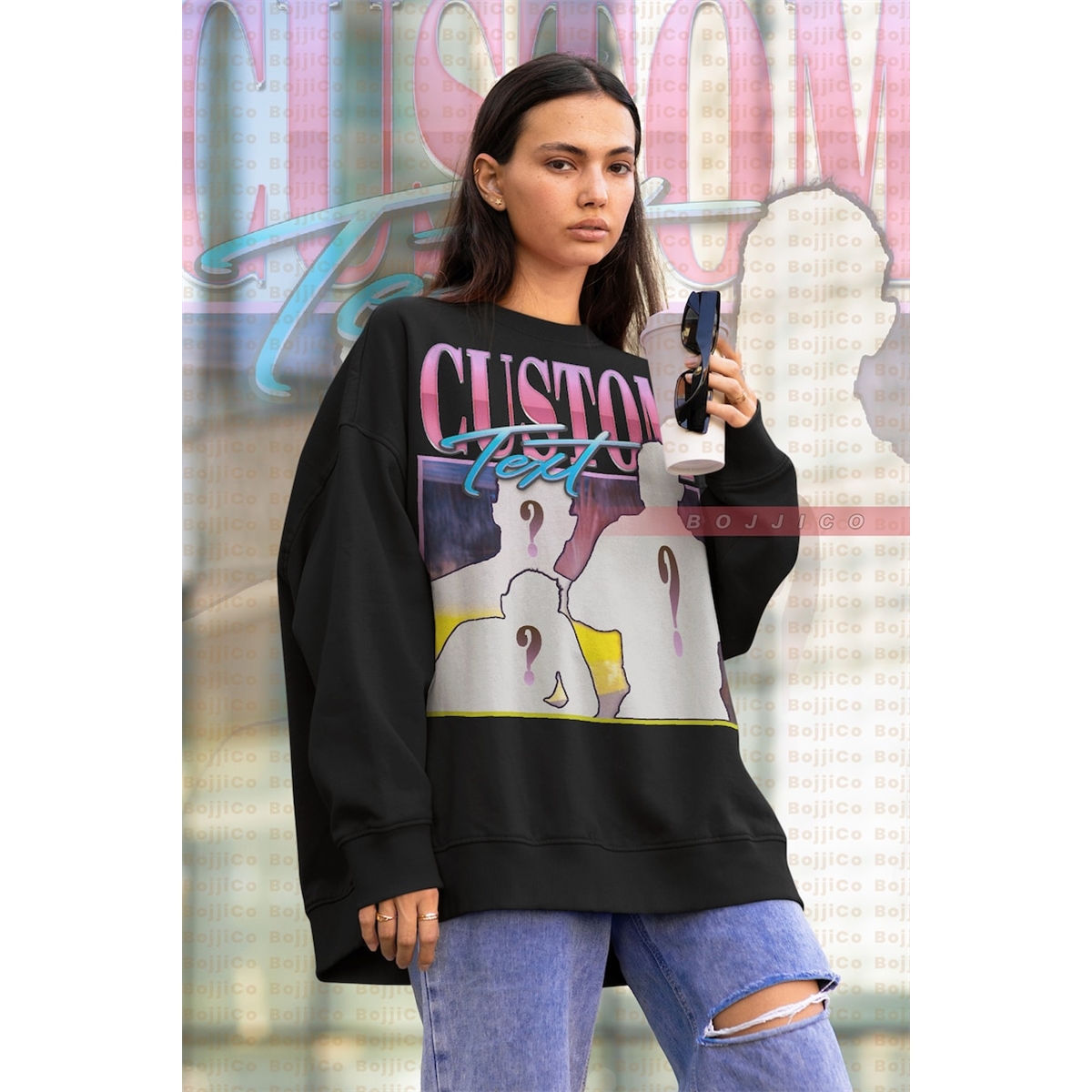 CUSTOM YOUR Own Bootleg Idea Here Sweatshirt, Customa Bootle - Inspire ...