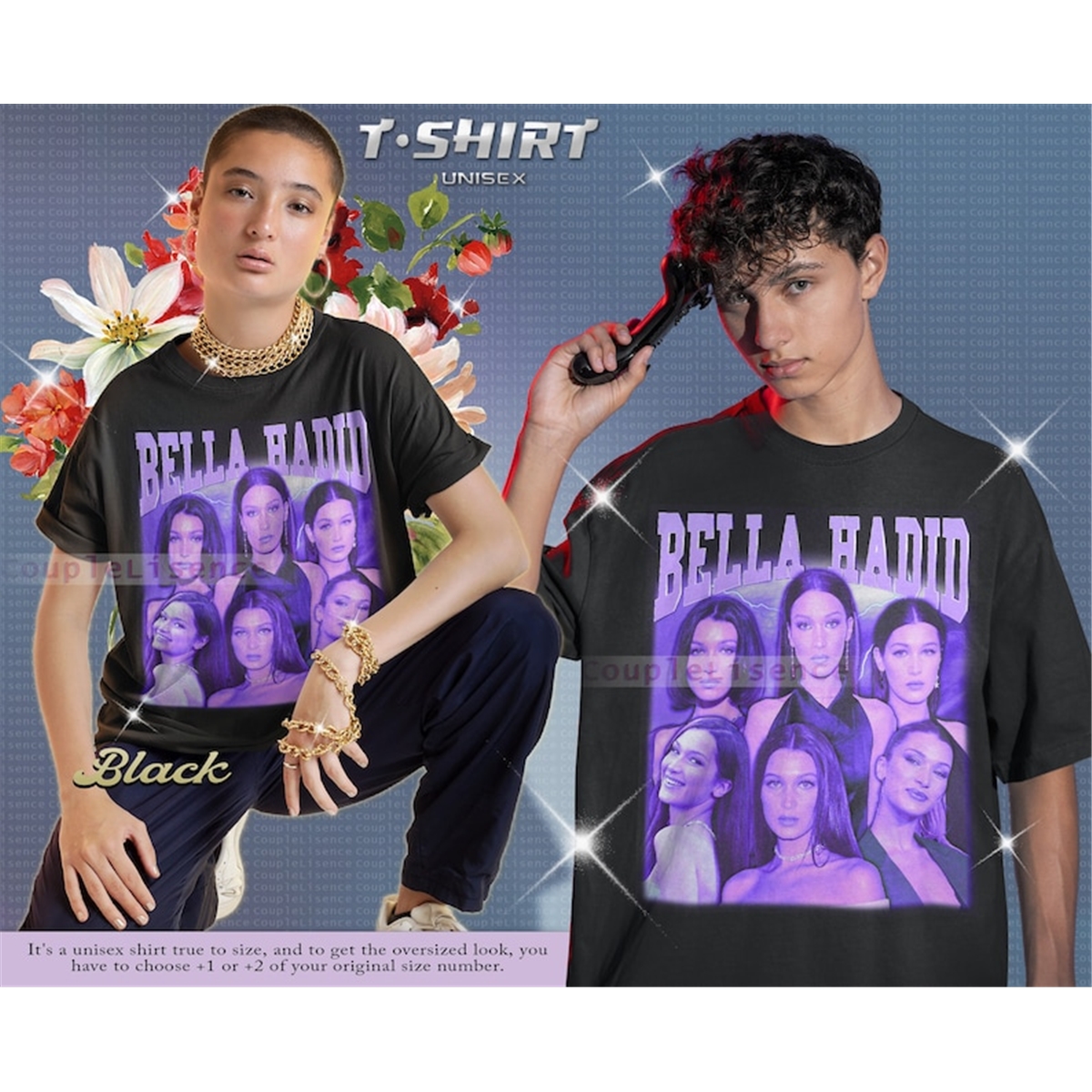 BELLA HADID Vintage Shirt | Bella Hadid Homage Tshirt | Bell | Inspire ...