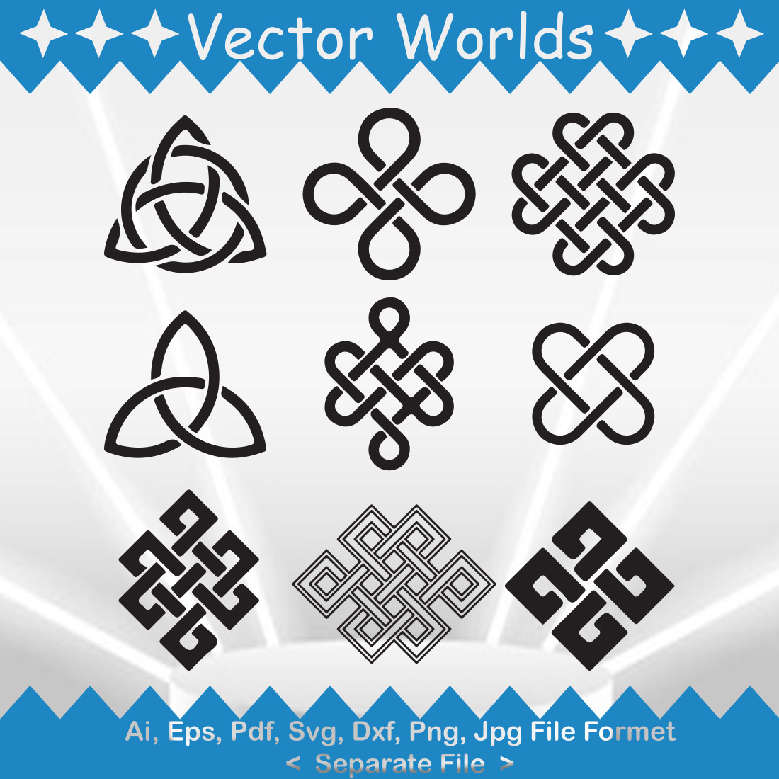 Eternity Knot Symbol svg, Eternity Knot Symbols svg, Eternit | Inspire ...
