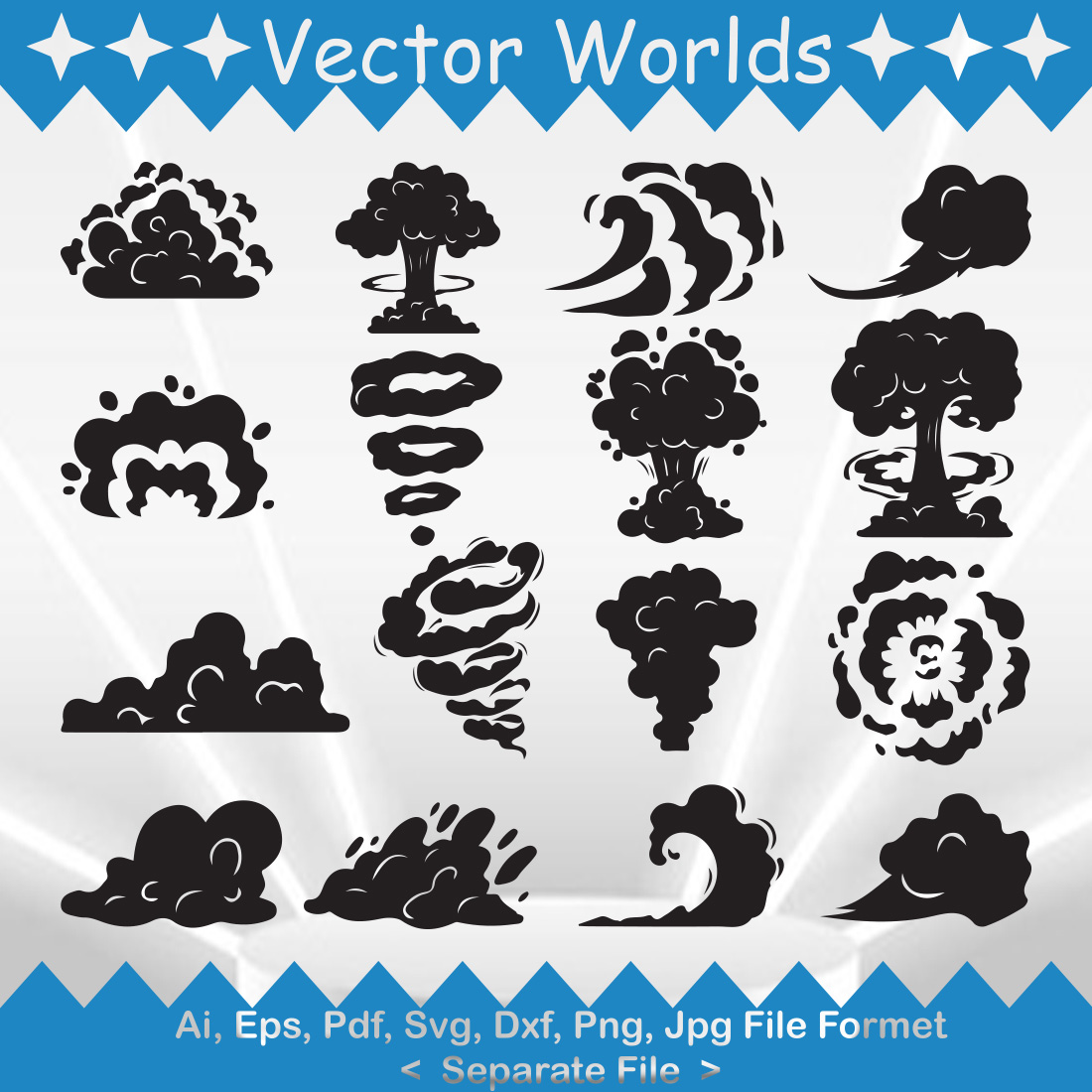 Explosion svg, Explosions svg, Explant, Cartoon, SVG, ai, pd - Inspire ...