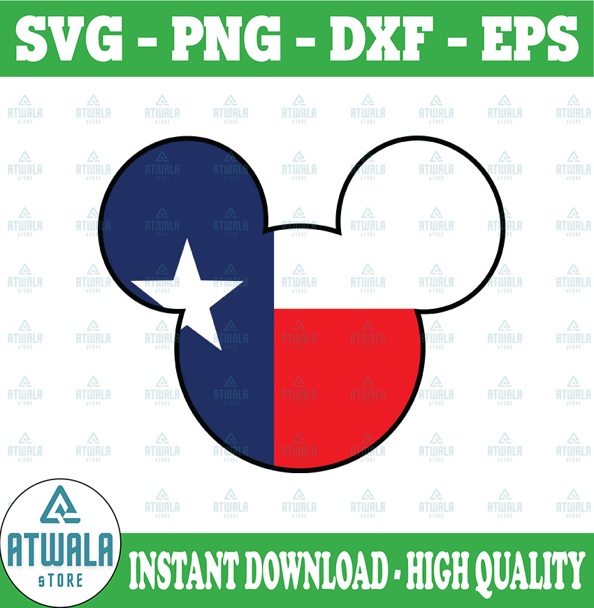 Mickey Texas flag Disney svg,Disney Mickey and Minnie svg,Di | Inspire ...