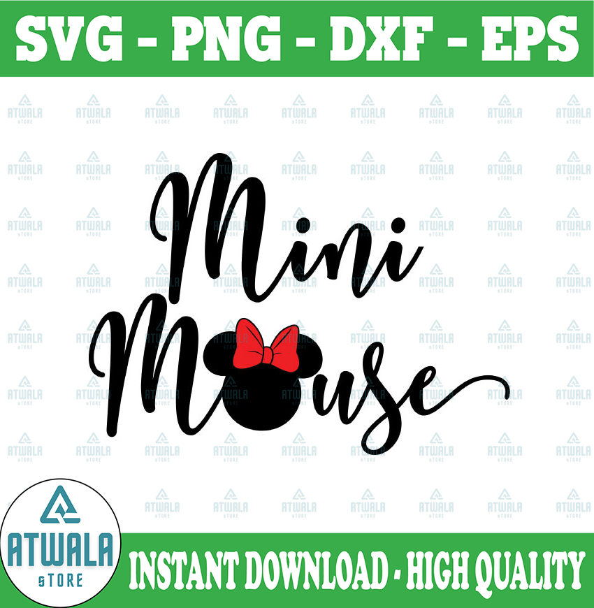 Mini Mouse svg, Minnie Mouse SVG Instant Download, Minnie Mo | Inspire ...