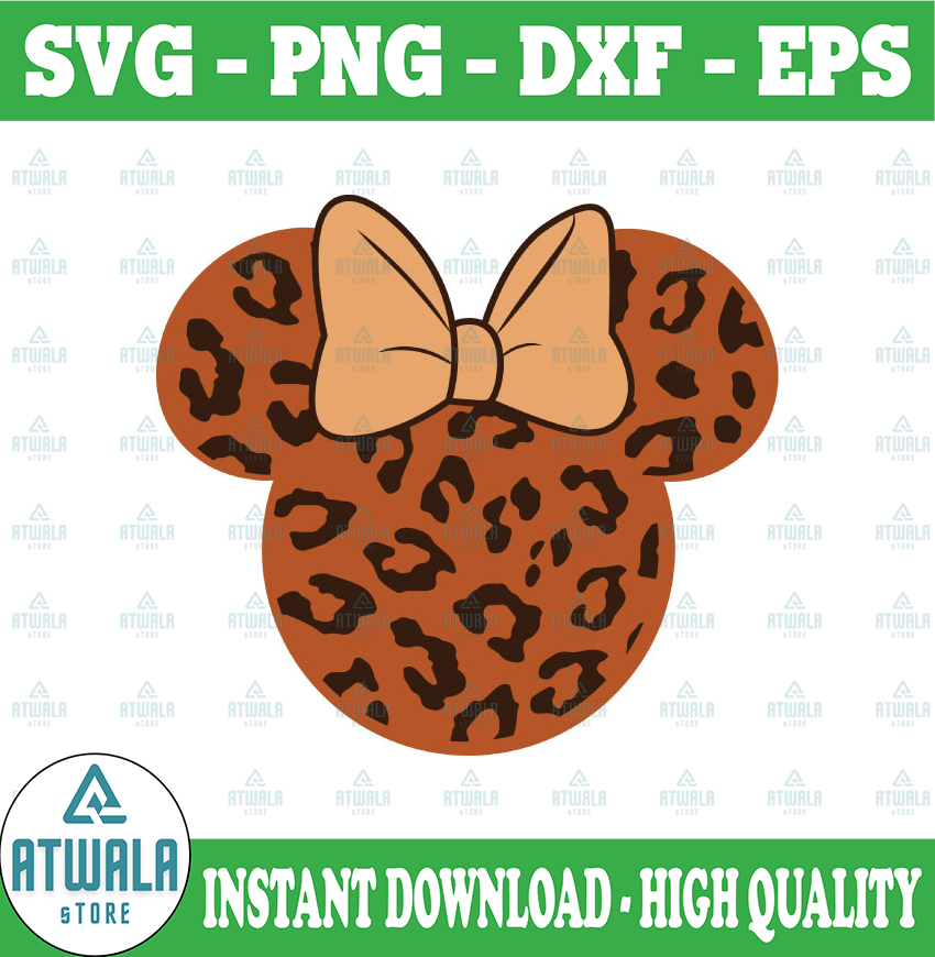 Minnie Mouse Cheetah Disney svg,Disney Mickey and Minnie svg - Inspire ...