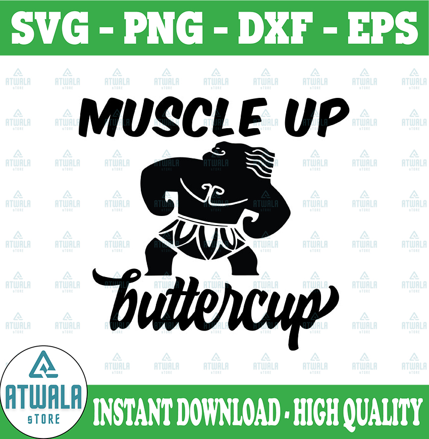 Moana Muscle up Buttercup svg,Disney Mickey and Minnie svg,D | Inspire ...