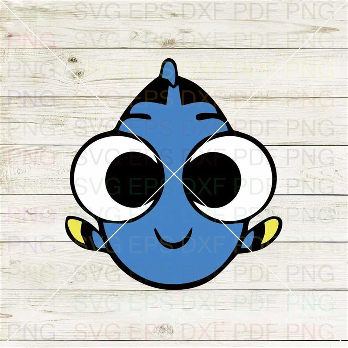 Dory Finding Nemo 019 Svg Dxf Eps Pdf Png, Cricut, Cutting f | Inspire ...