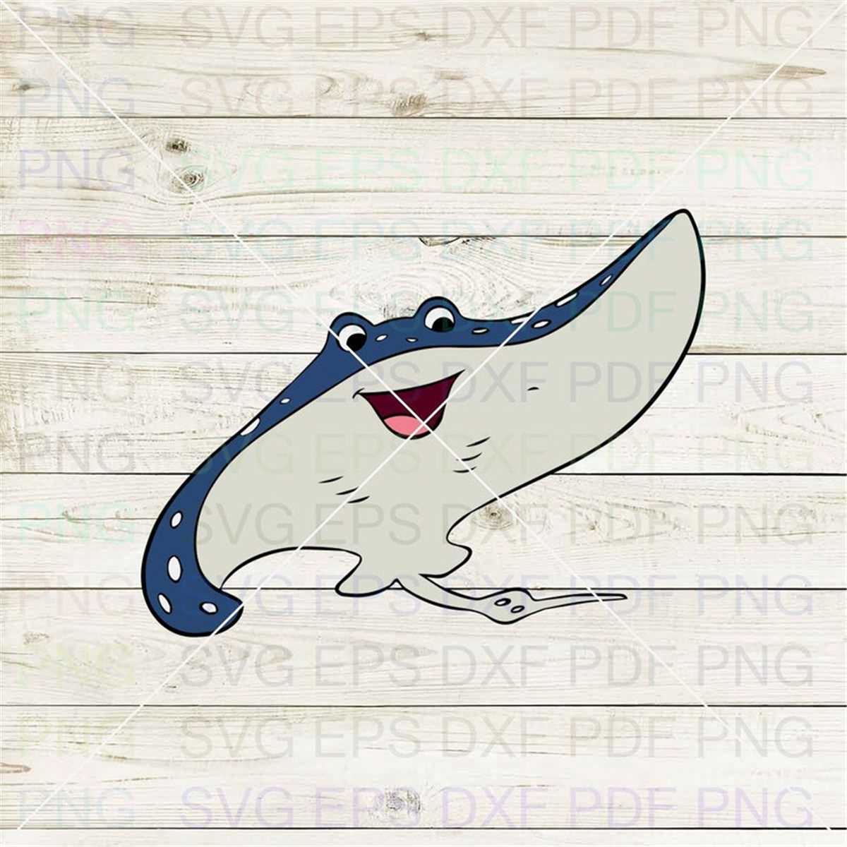 Mr Ray Finding Nemo 013 Svg Dxf Eps Pdf Png, Cricut, Cutting | Inspire ...