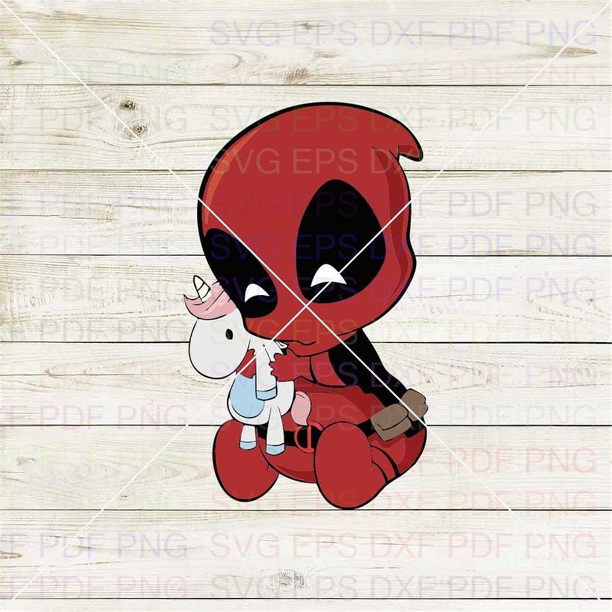 Baby Deadpool 002 Svg Dxf Eps Pdf Png, Cricut, Cutting file, | Inspire ...