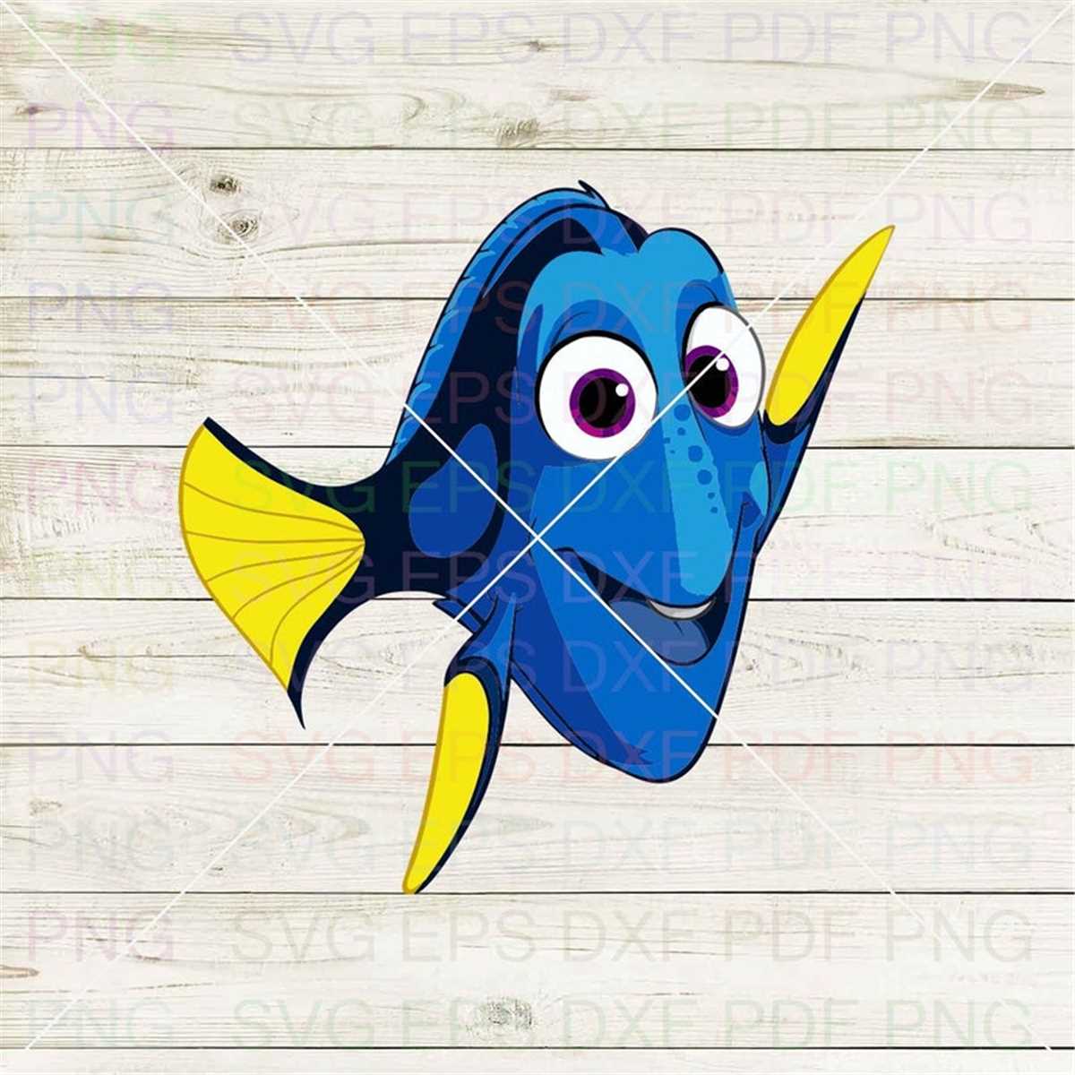 Dory Finding Nemo 023 Svg Dxf Eps Pdf Png, Cricut, Cutting f - Inspire ...