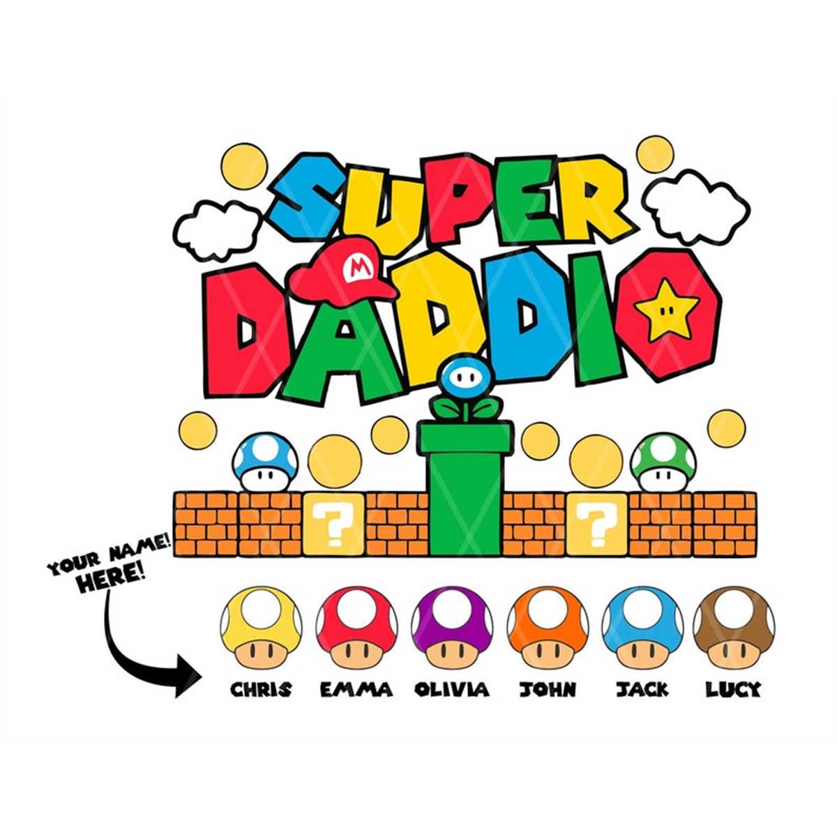 Super Daddio SVG , Happy Father's Day, Cut Files, Funny Dad - Inspire ...