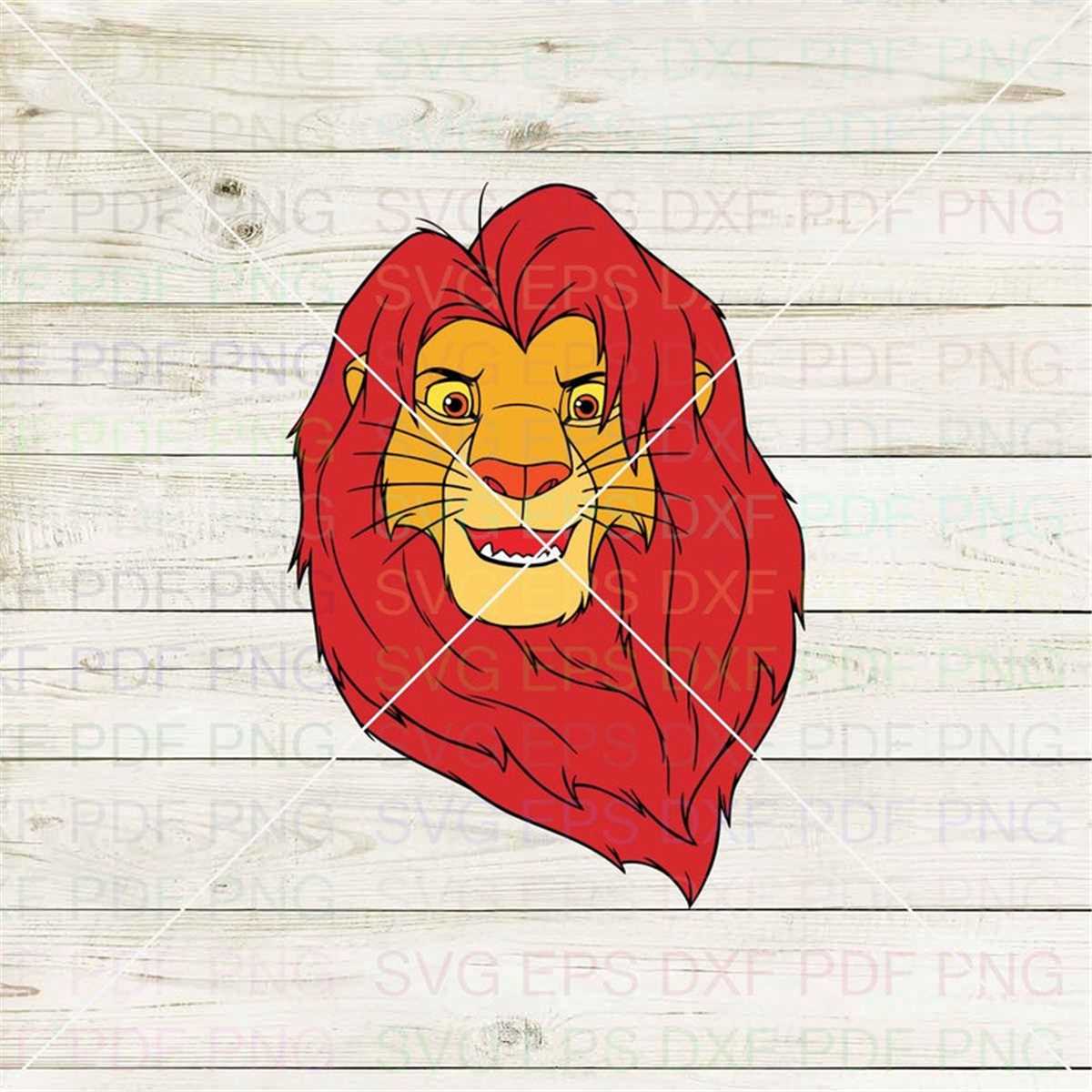 Mufasa The Lion King 019 Svg Dxf Eps Pdf Png, Cricut, Cuttin | Inspire ...