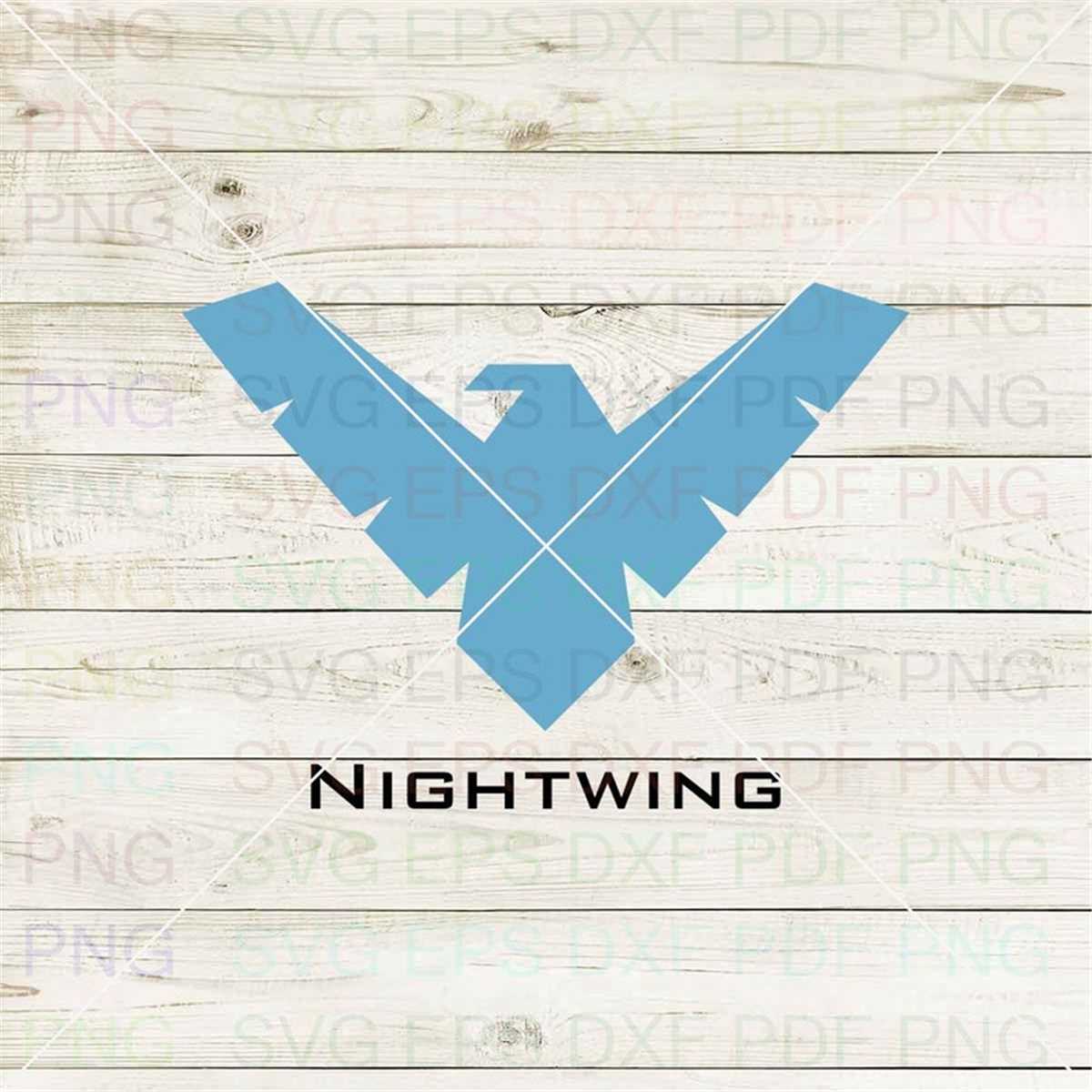 Nightwing Svg Dxf Eps Pdf Png, Cricut, Cutting file, Vector, | Inspire ...