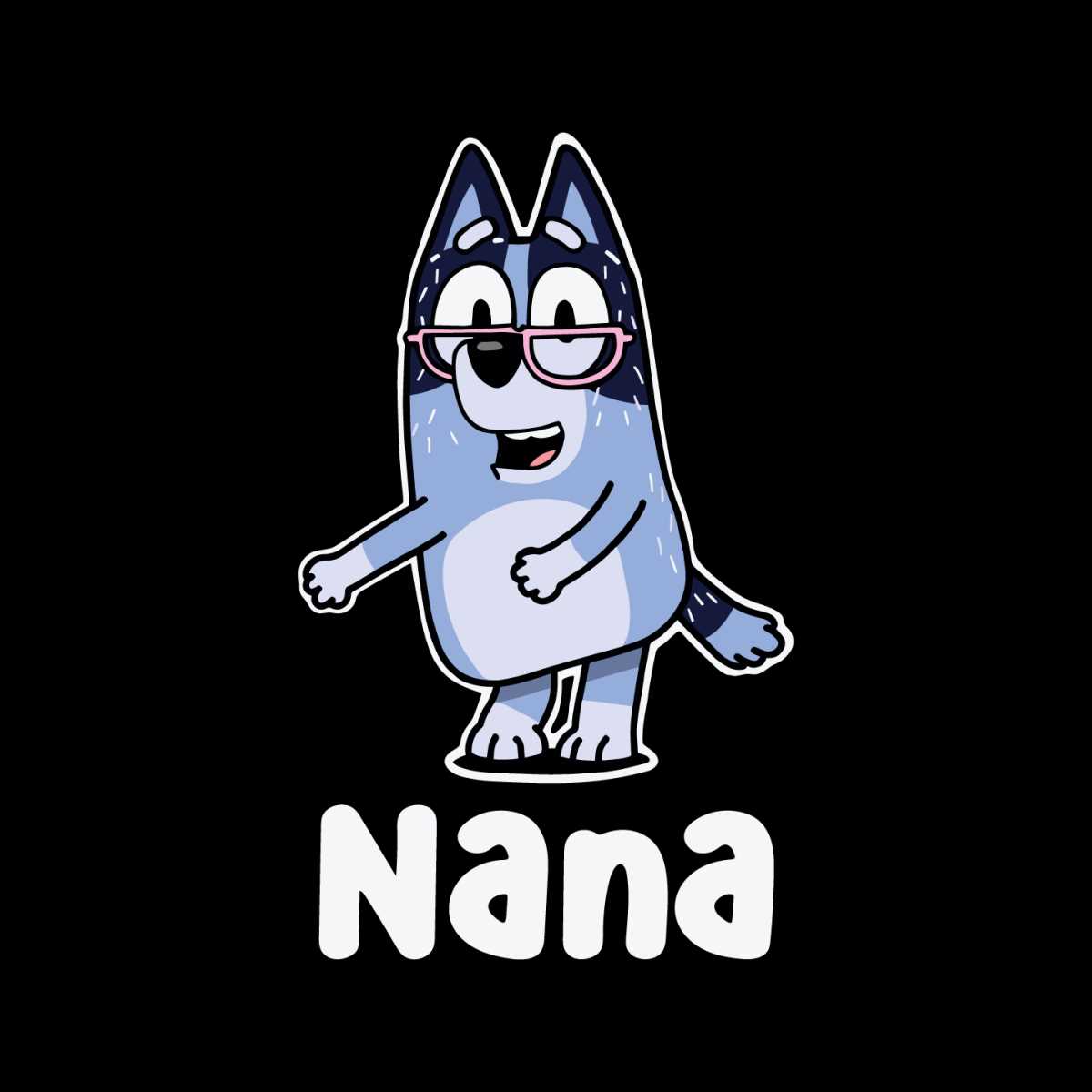 Bluey Chris Heeler Nana SVG Bluey Family SVG Digital File - Inspire Uplift