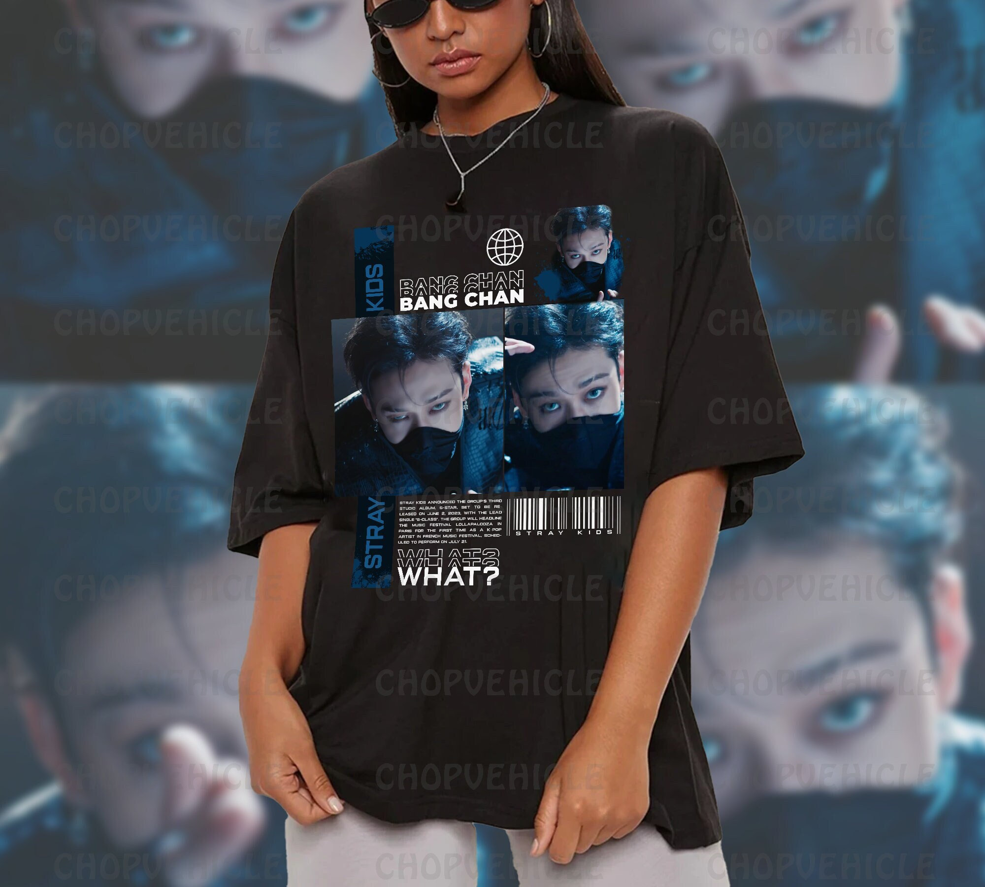 Unisex Retro Bang Chan 5-STAR Stray Kids Shirt, SKZ Bang Cha - Inspire ...