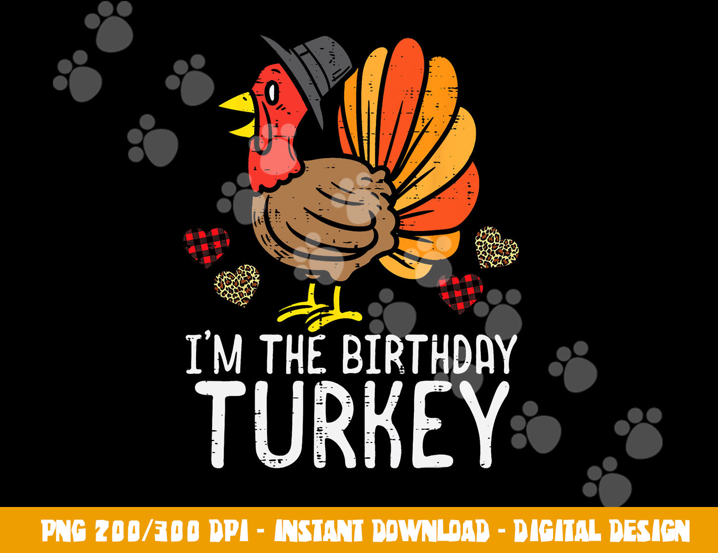 Im Birthday Turkey Funny Happy Thanksgiving Men Women Kids p - Inspire ...