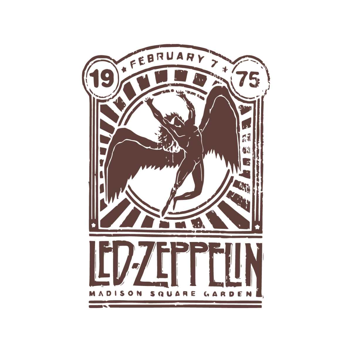 Led Zeppelin Band SVG Vintage Rock Band SVG Cutting File | Inspire Uplift
