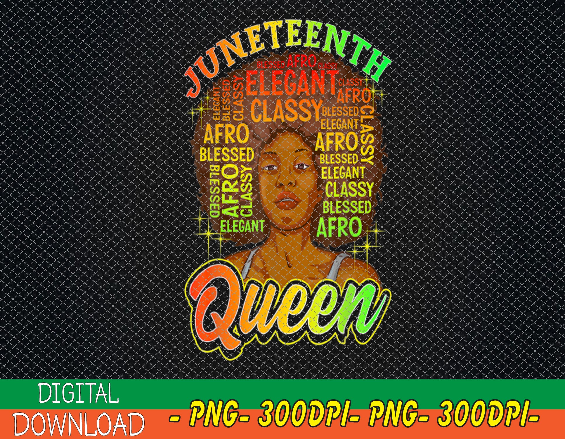 Juneteenth Juneteenth PNG, Digital Download | Inspire Uplift