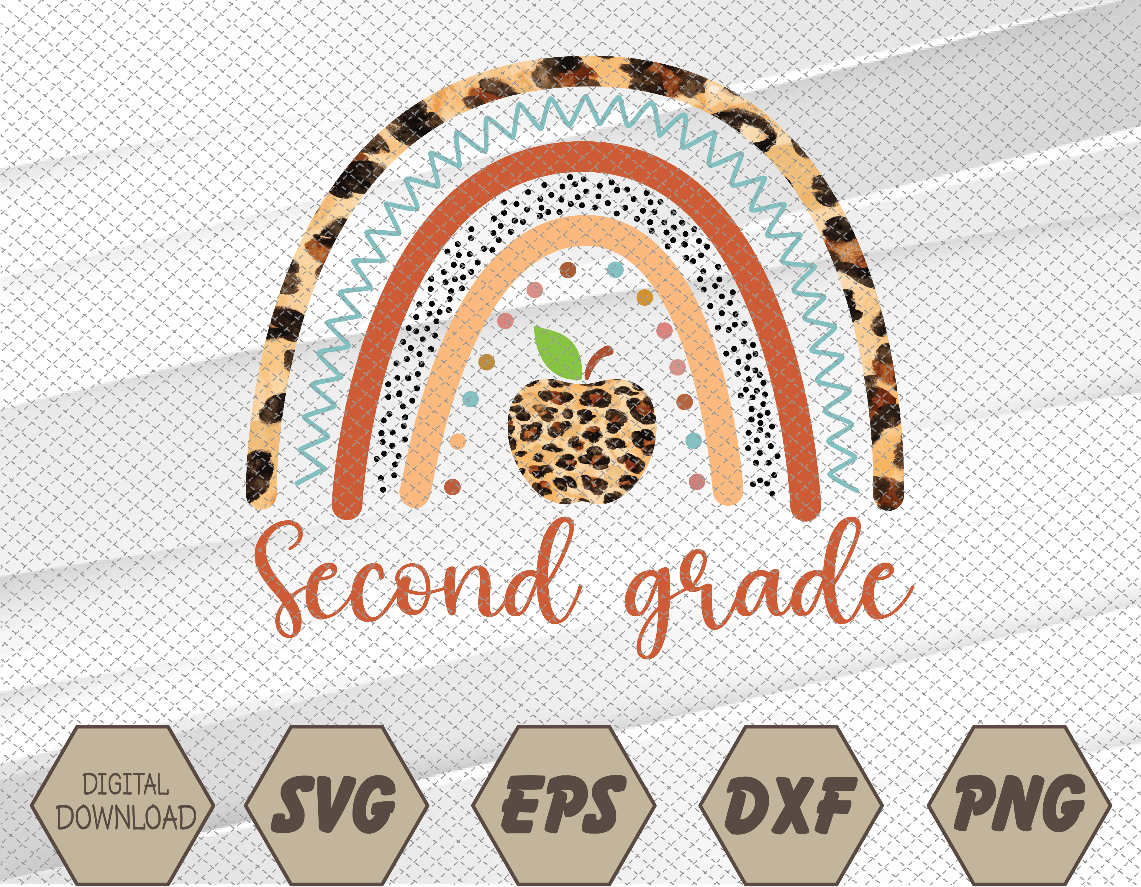 2nd Grade Rainbow Team Second Grade Squad Svg, Eps, Png, Dxf | Inspire ...