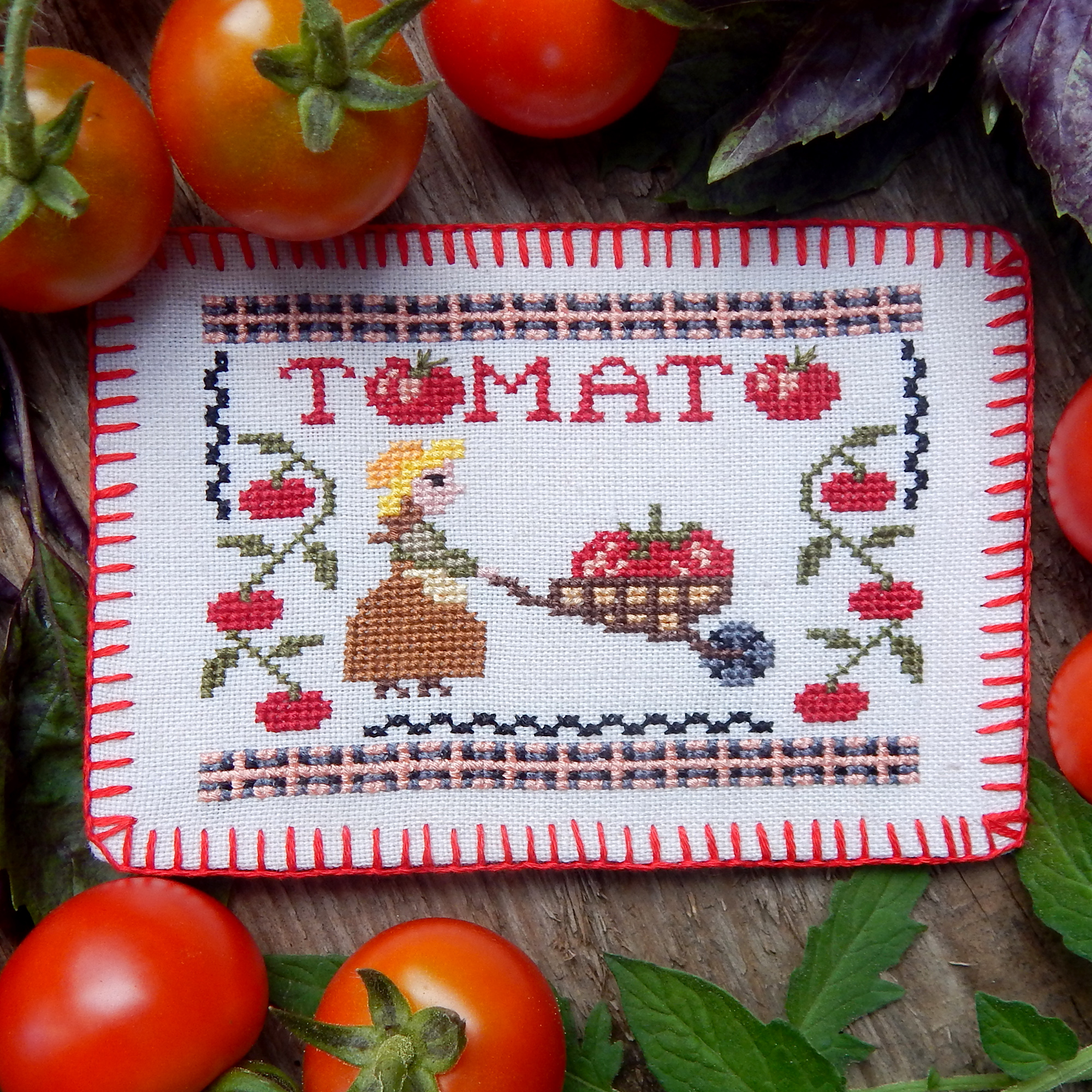 Tomato cross stitch pattern Counted cross stitch pattern tom | Inspire Uplift