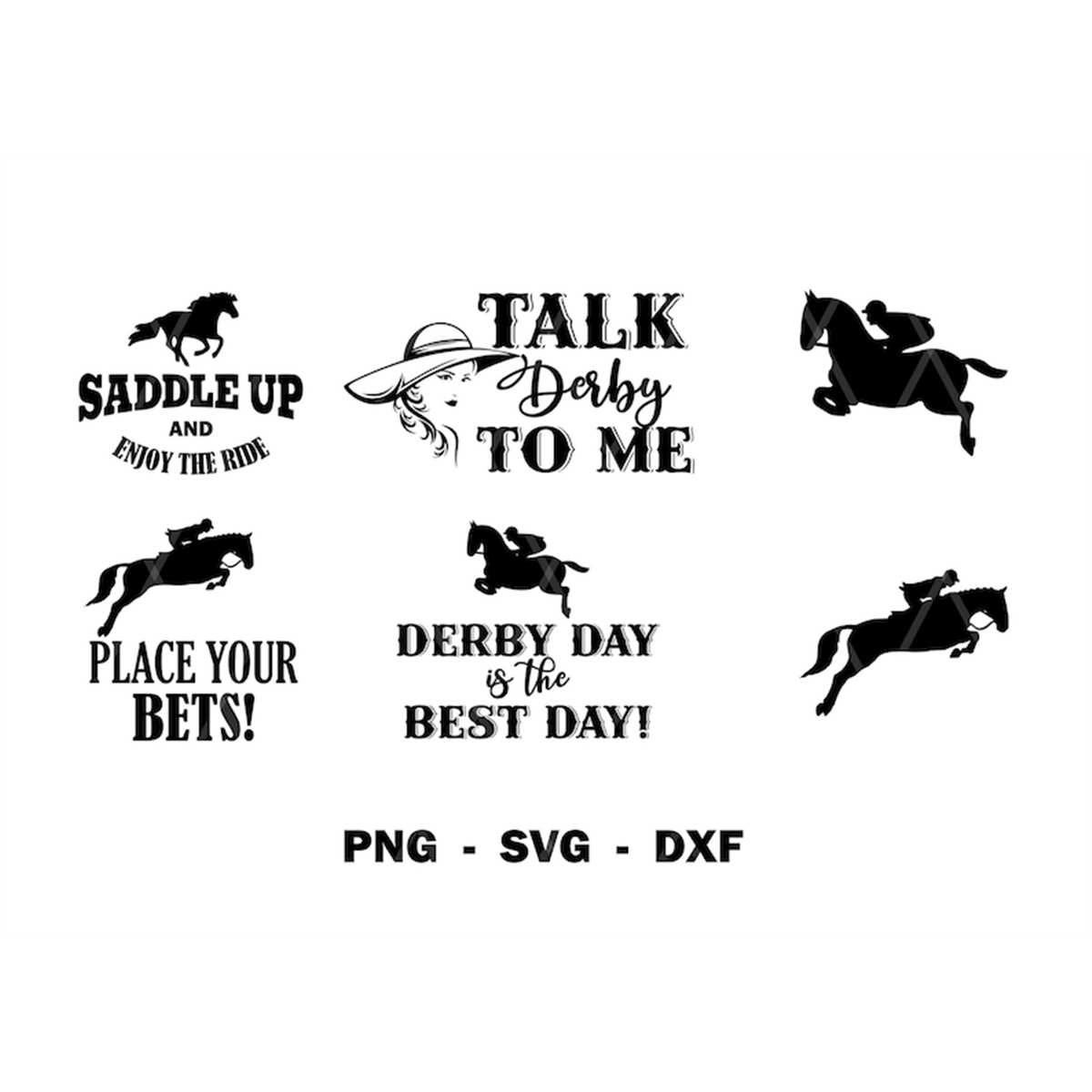 Kentucky Derby Bundle SVG, Talk Derby To Me Svg, Horseshoe S | Inspire ...