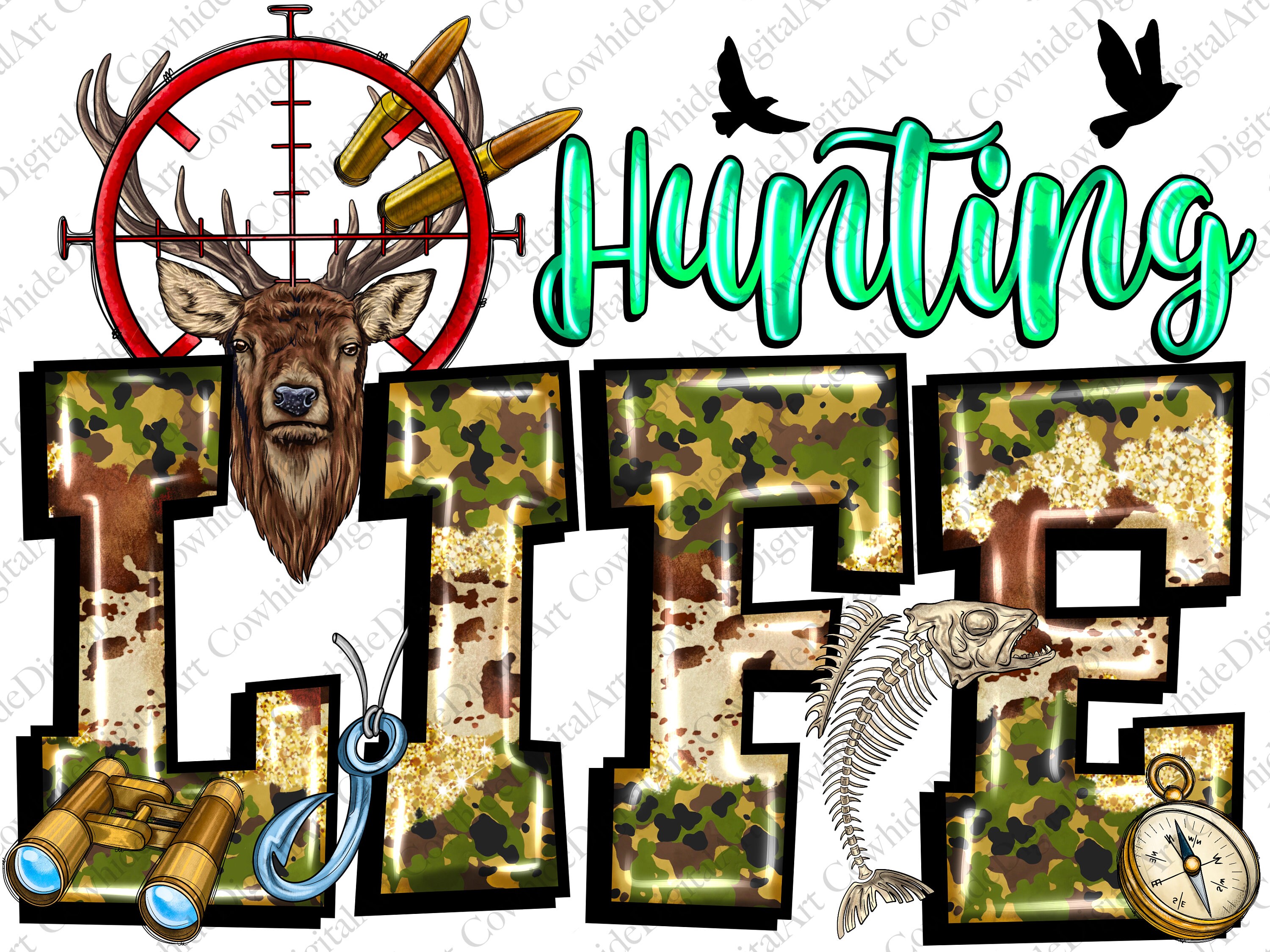 Hunting Life Png, Hunting Png, Western png, camouflage Png, | Inspire ...