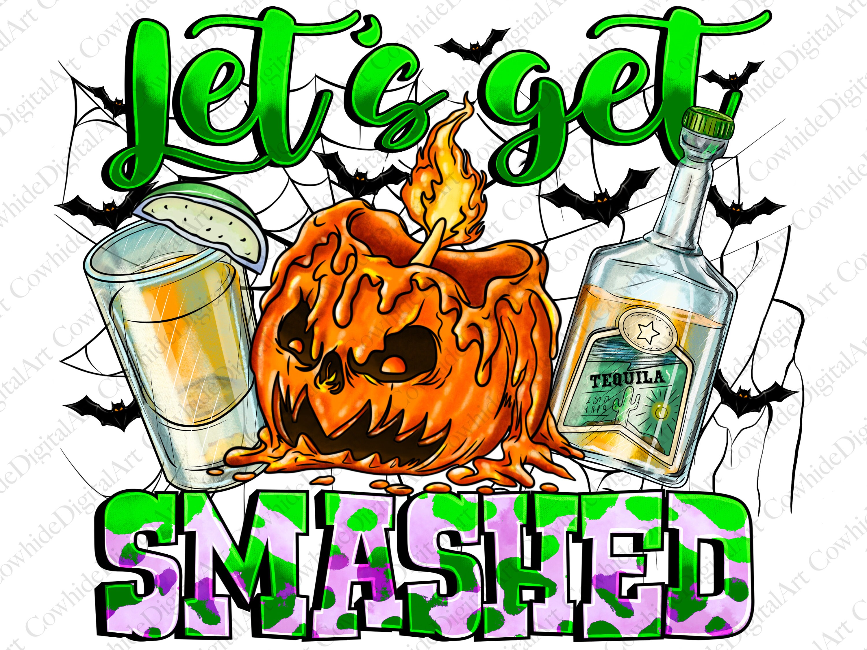 Lets Get Smashed Png, Halloween png, Tequila PNG, Booze PNG, - Inspire ...