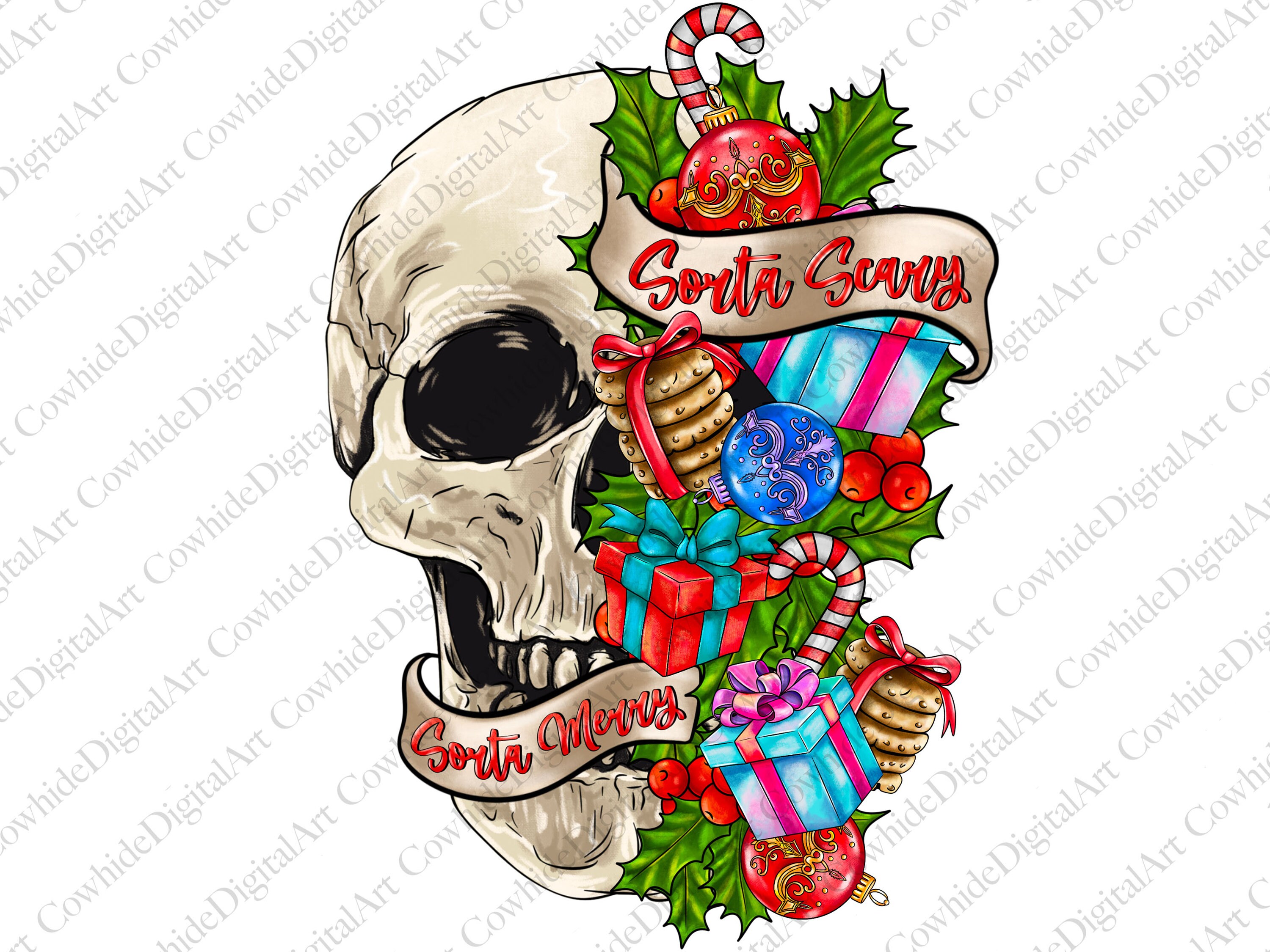 Santa Scary Santa Merry Png, Sublimation Design, Christmas P - Inspire ...