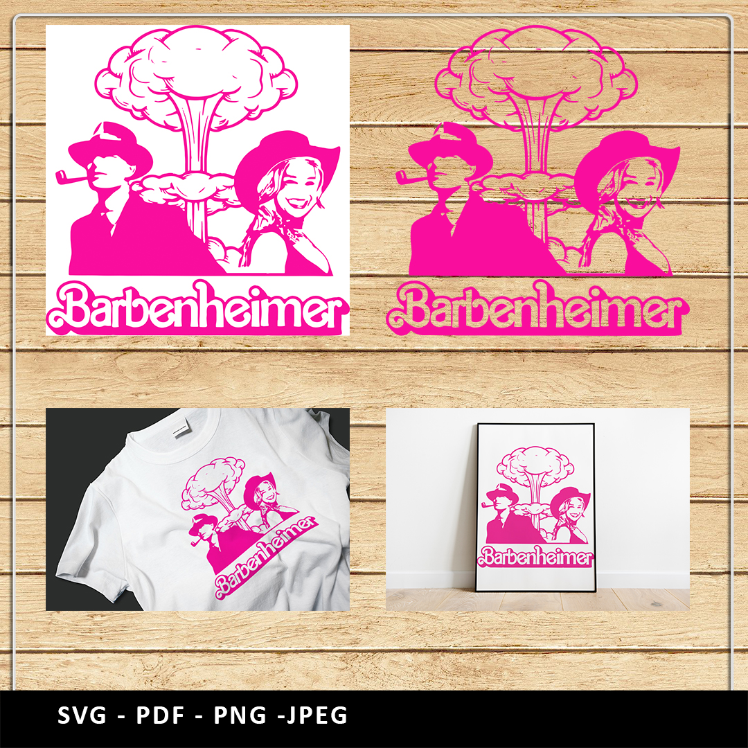 Barbenheimer Bomb SVG, PDF, Vector, PNG, Jpeg instant downlo - Inspire ...
