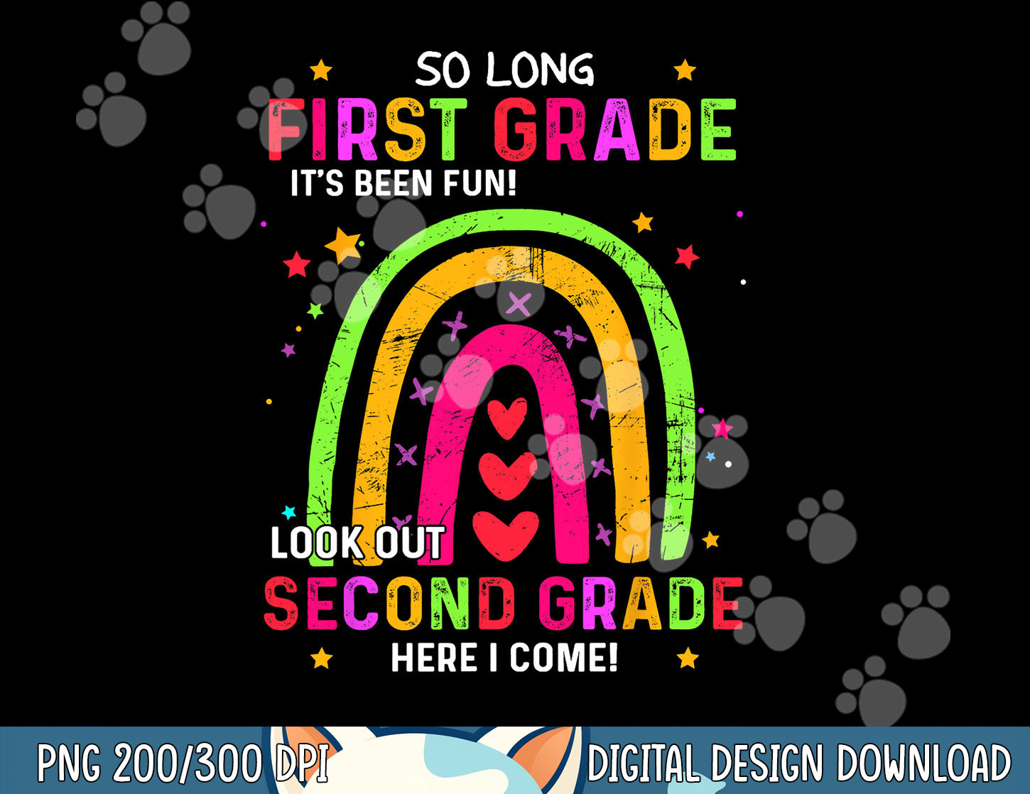 So Long 1st Grade Look Out 2nd Grade Funny Graduation Gifts | Inspire ...