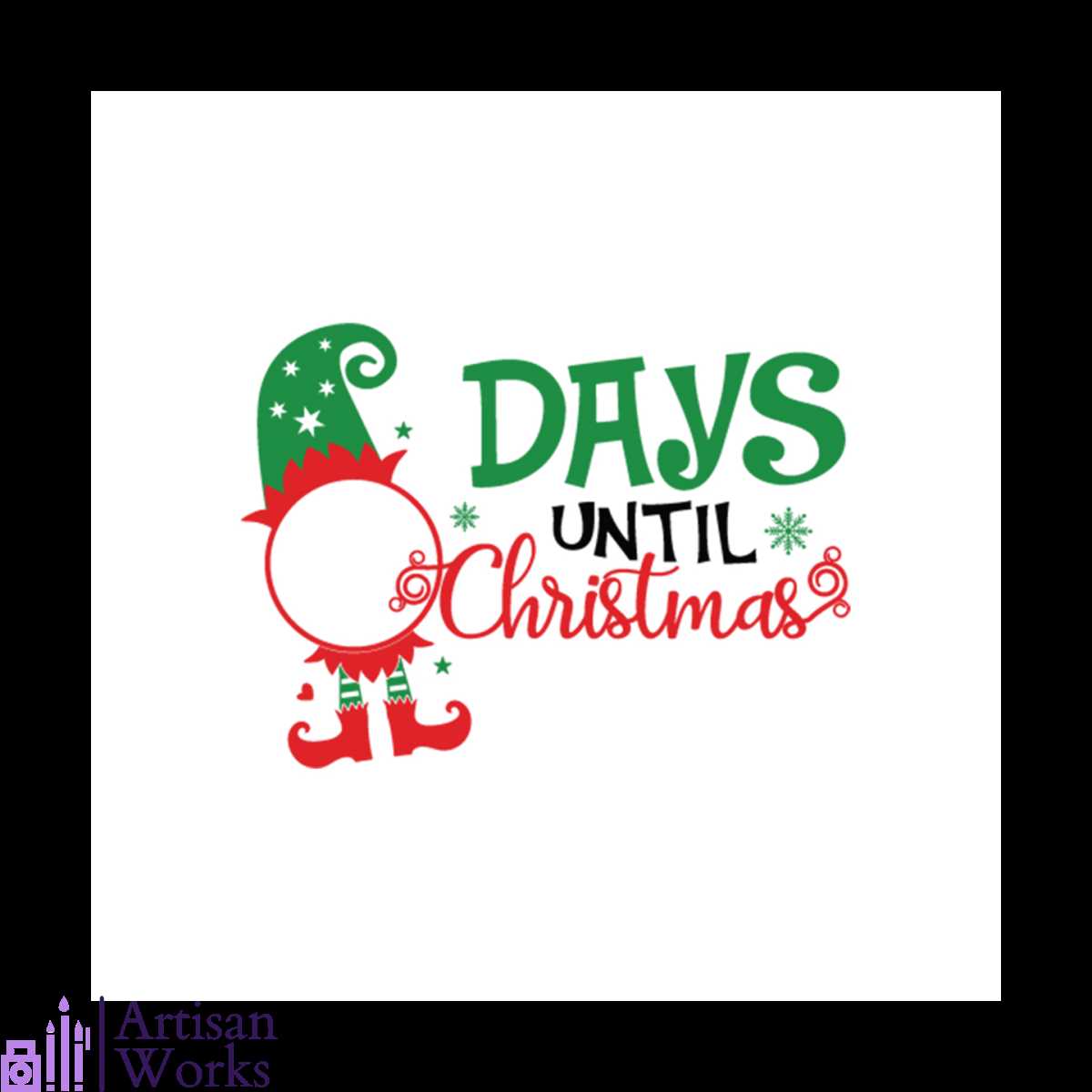 Days Until Christmas Elf Svg, Christmas Svg, Days Until Chri | Inspire ...