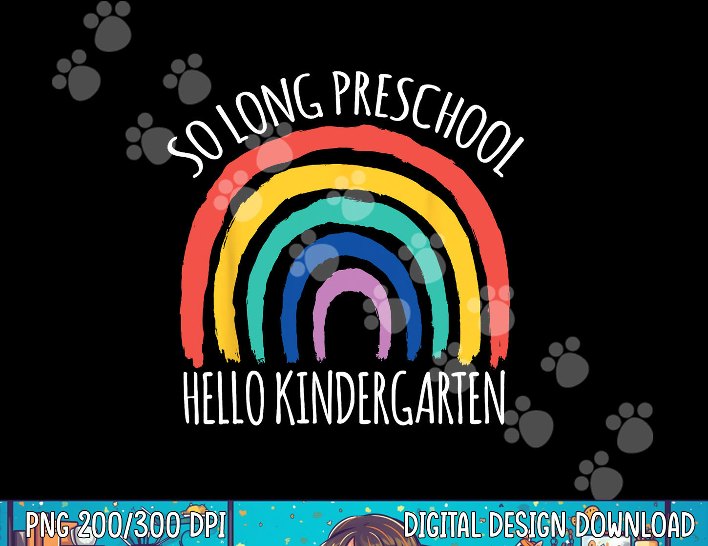 SO LONG PRESCHOOL HELLO KINDERGARTEN Teacher Student Pre-K | Inspire Uplift