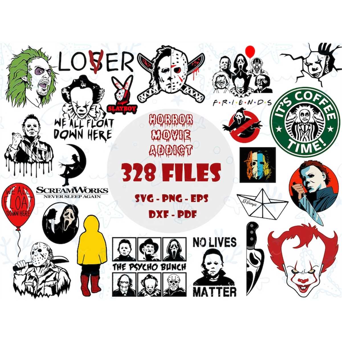 Horror SVG Bundle, Horror Characters SVG, Horror Movie Svg B | Inspire ...