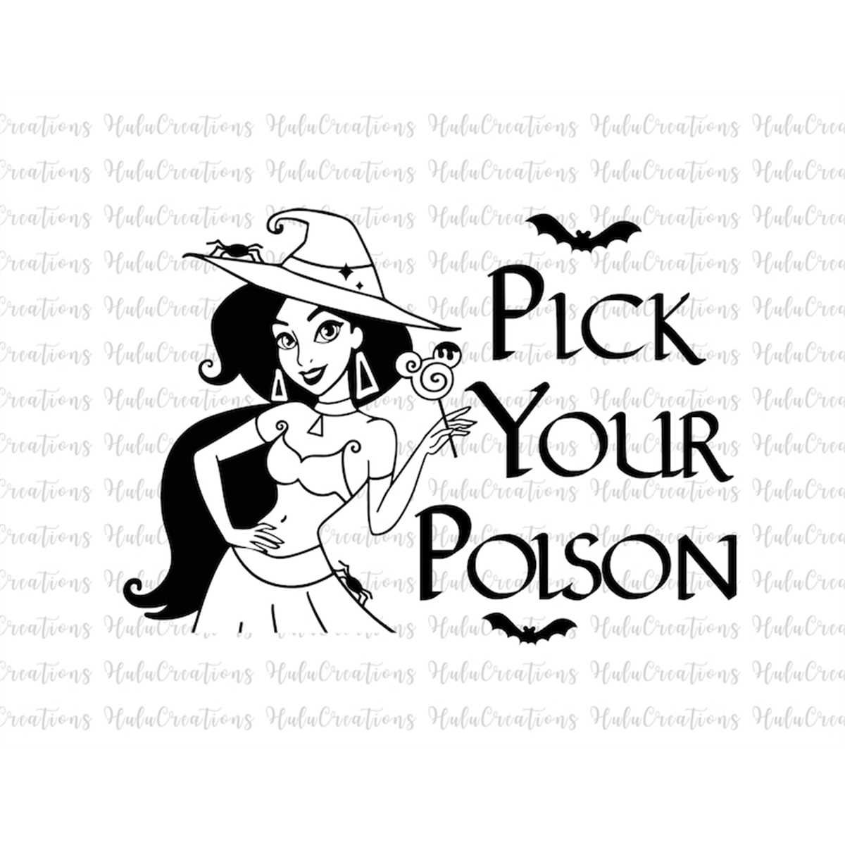 Pick Your Poison Svg, Princess Svg, Halloween Svg, Spooky Vi | Inspire ...