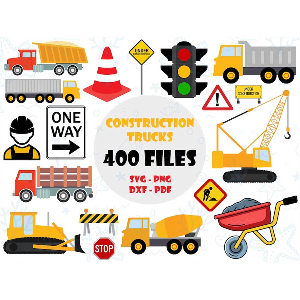 Construction SVG Bundle, Truck SVG, Birthday Svg, Dump Truck - Inspire ...