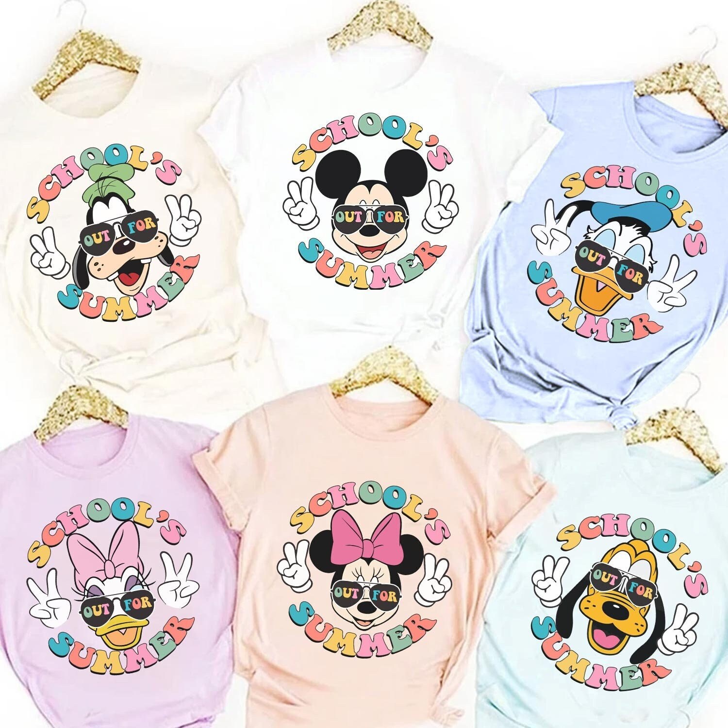 Funny Disney Schools Out For Summer Shirt, Last Day Of Schoo - Inspire ...