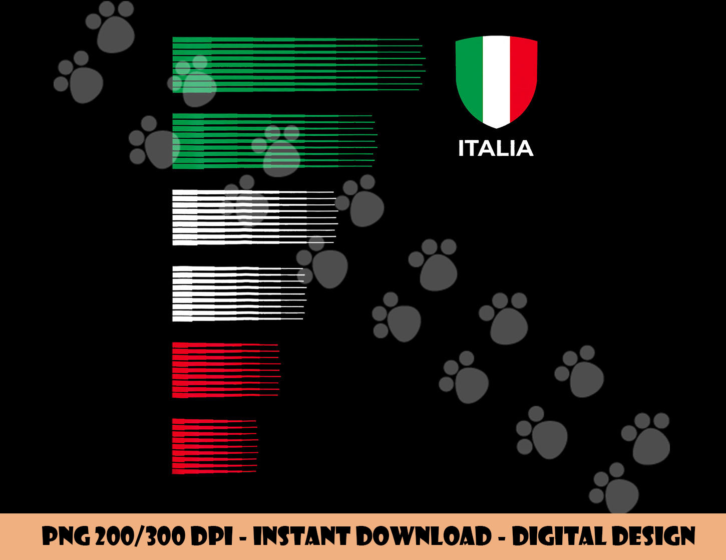 Italia Italy Flag Emblem - Italian Pride Ancestry Heritage p | Inspire ...