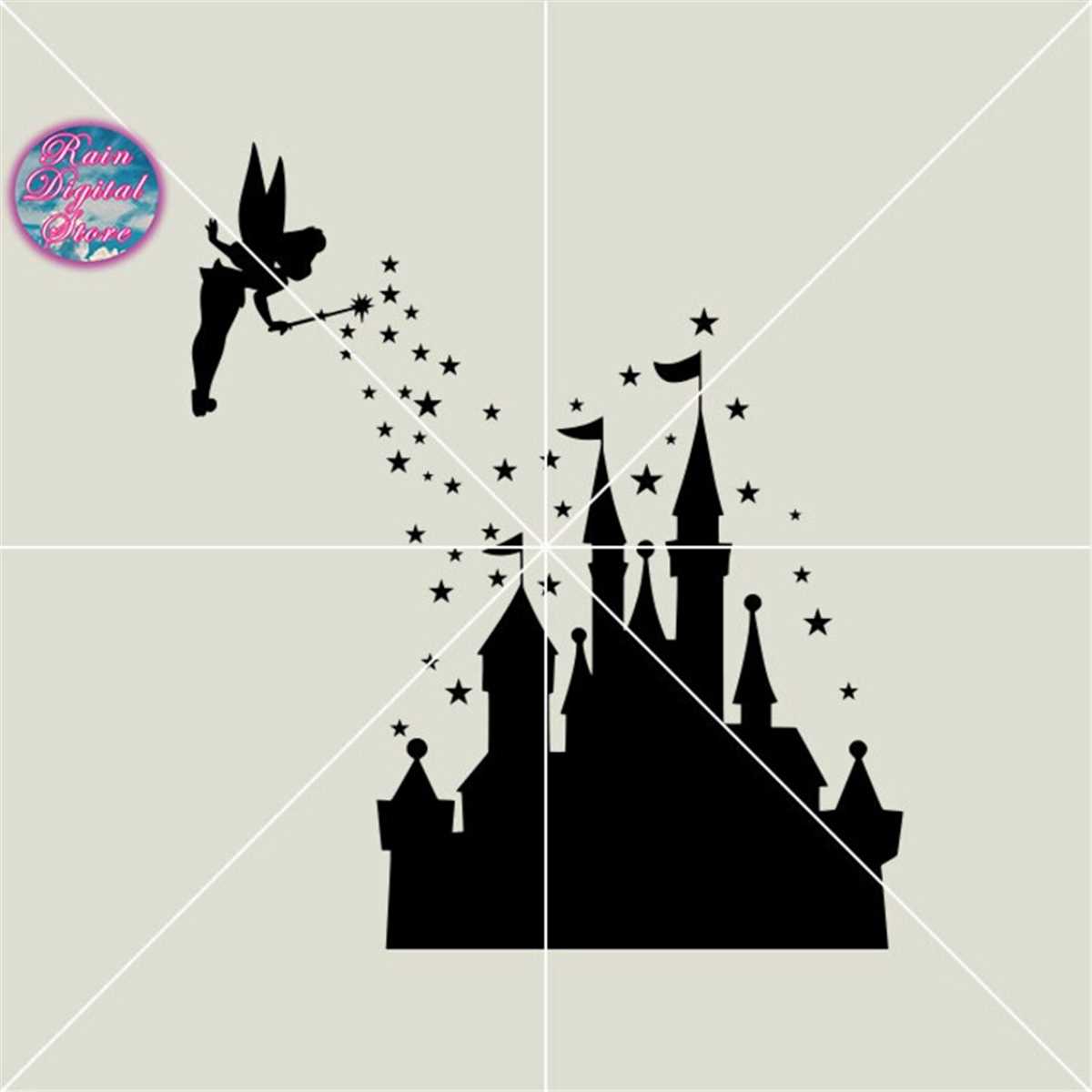 Tinkerr Belll Magical Castle Svg Png Ai Eps | Inspire Uplift