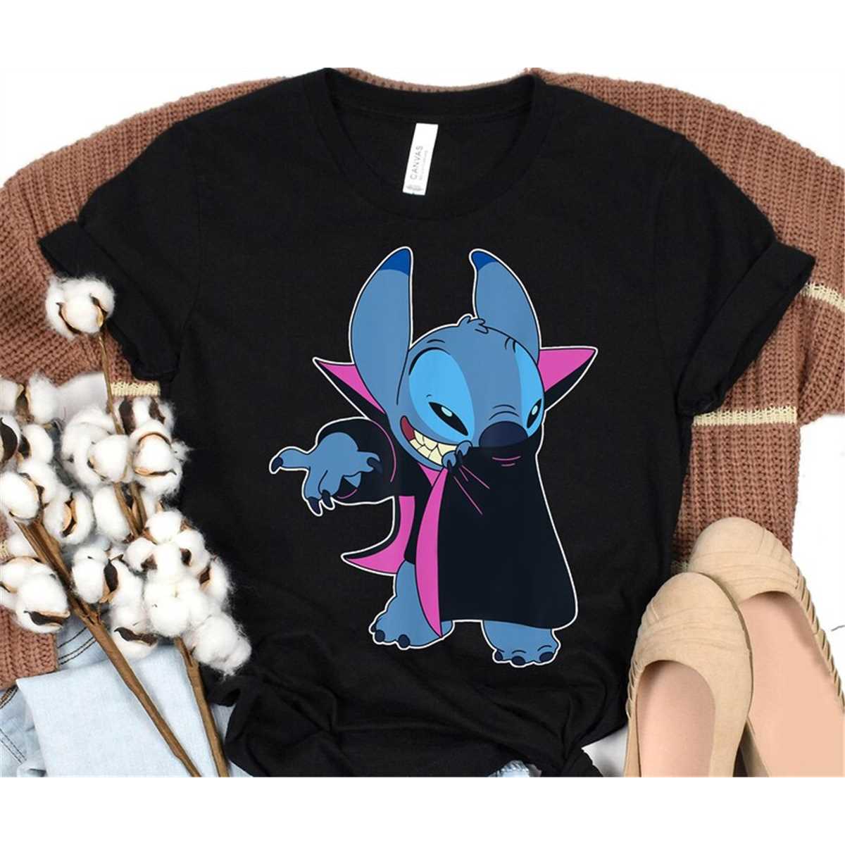 Disney Lilo and Stitch Halloween Stitch Vampire Costume Shir | Inspire ...