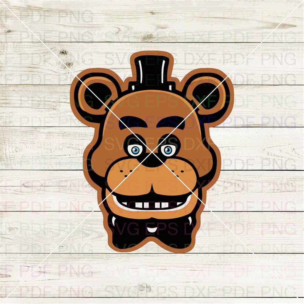 Five Nights At Freddys 019 Svg Dxf Eps Pdf Png, Cricut, Cutt - Inspire ...