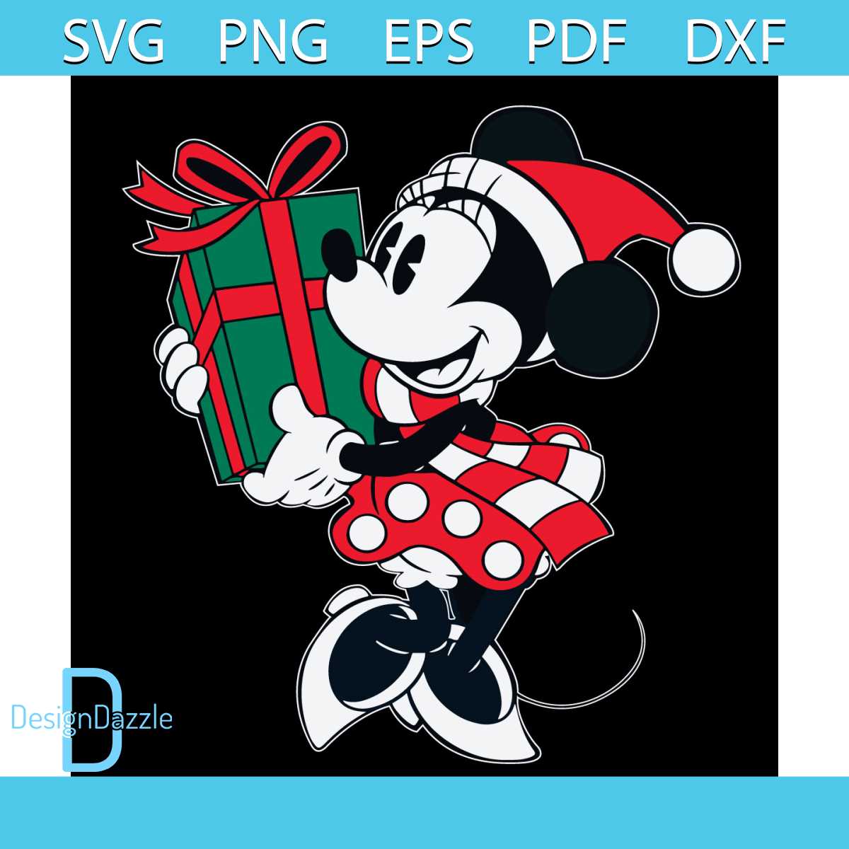 Disney Minnie Mouse Svg, Christmas Svg, Holiday Svg, Mickey | Inspire ...