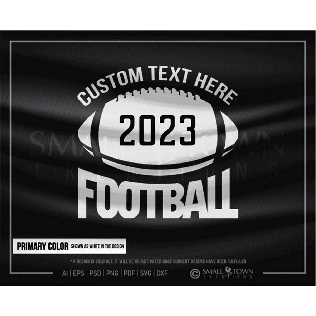 Custom SVG // Custom Football SVG // Football SVG // Customi - Inspire ...