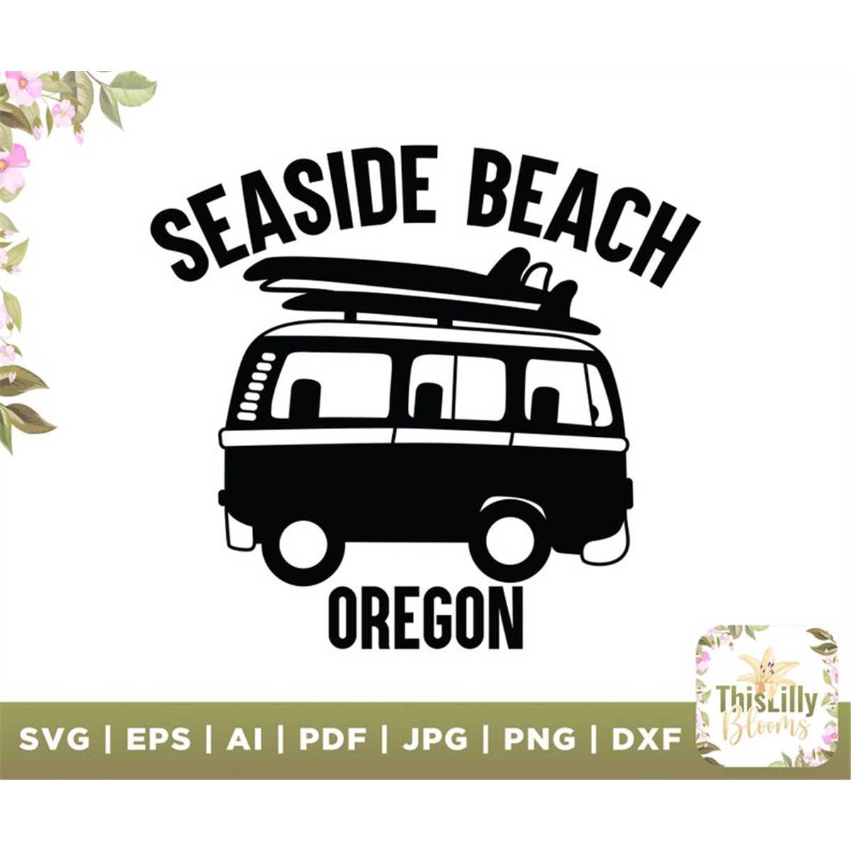 Seaside beach svg, oregon svg, Cocoa Beach Florida svg, Coco | Inspire ...
