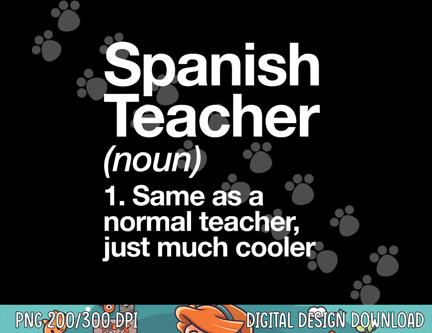 Spanish Teacher Definition Funny Back To School First Day p | Inspire ...