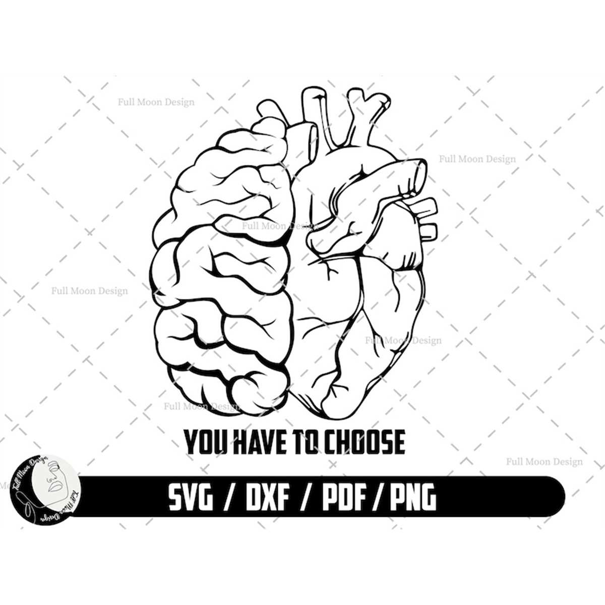 Heart And Brain Svg, Mental Health Svg, Brain Png, DIGITAL D - Inspire ...