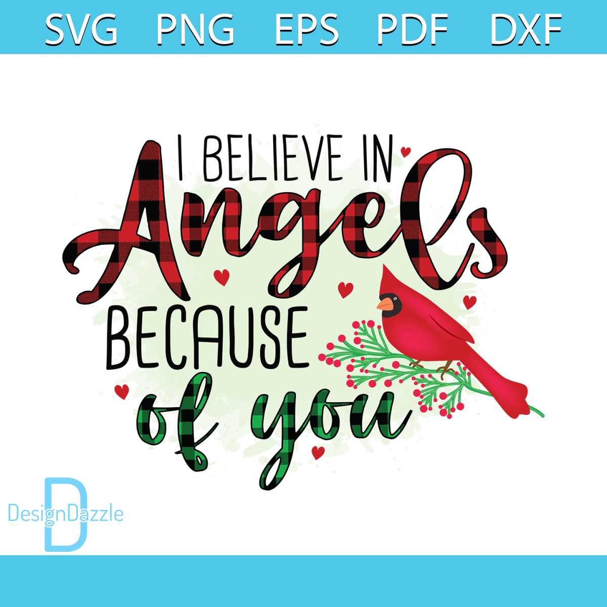 I Believe In Angels Because Of You Png, Christmas Png, Buffa | Inspire ...