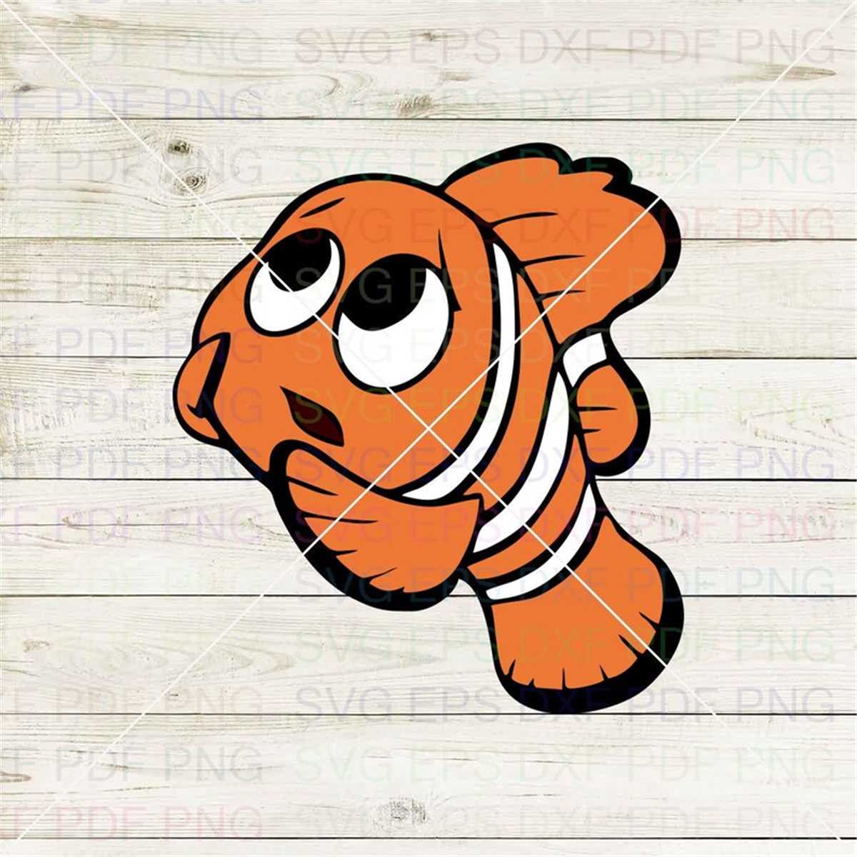 Nemo Finding Nemo 001 Svg Dxf Eps Pdf Png, Cricut, Cutting f | Inspire ...