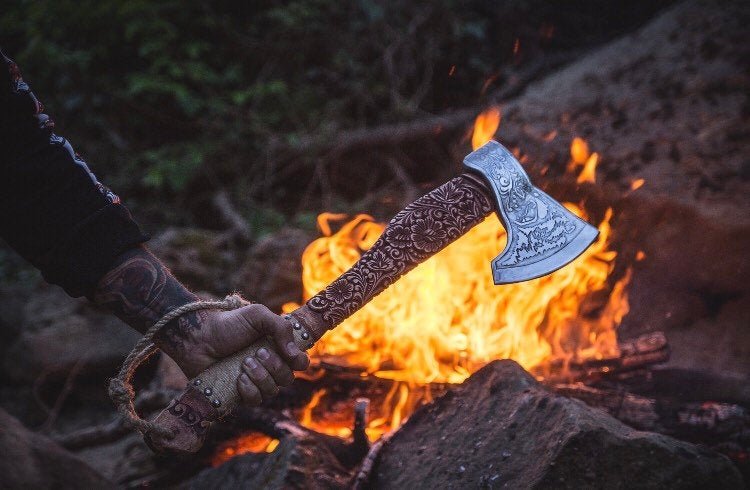 HAND FORGED AXE - FLAME | Inspire Uplift